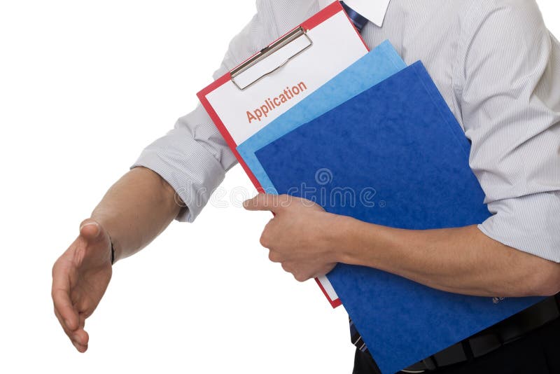 Le travail d'application image stock. Image du lettre - 7665825