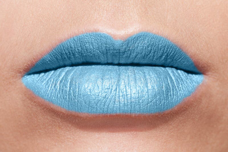 Lea mis labios imagen de archivo. Imagen de azul, cierre - 23034349