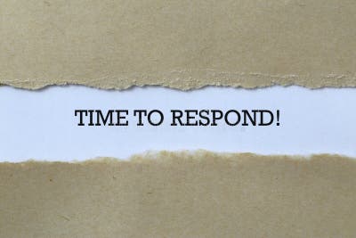 Time to respond on paper stock image. Image of faster - 206212033