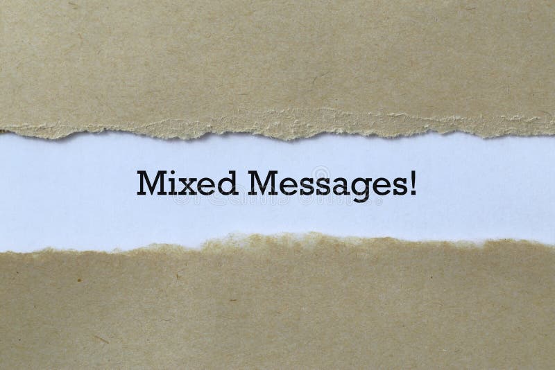 Mixed Messages Poor Communication Misunderstood Stock Illustration ...