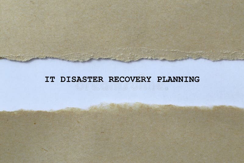 Disaster Recovery on White Paper Stock Photo - Image of response ...