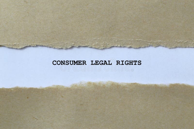 Consumer Legal Rights on White Paper Stock Image - Image of fair ...