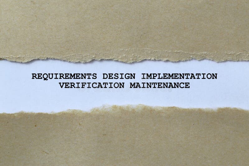 Requirements Design Implementation Verification Maintenance on White ...