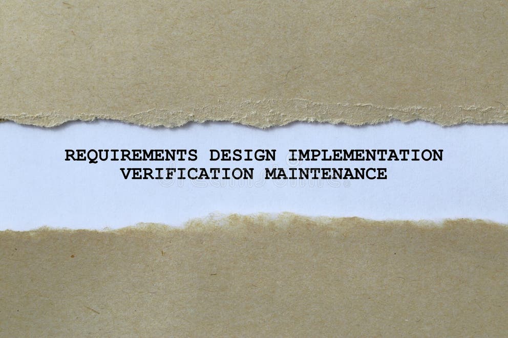 Requirements Design Implementation Verification Maintenance on White ...