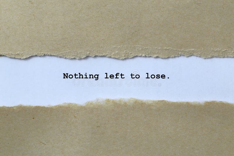 Nothing Left To Lose Animation Stock Photos - Free & Royalty-Free Stock ...