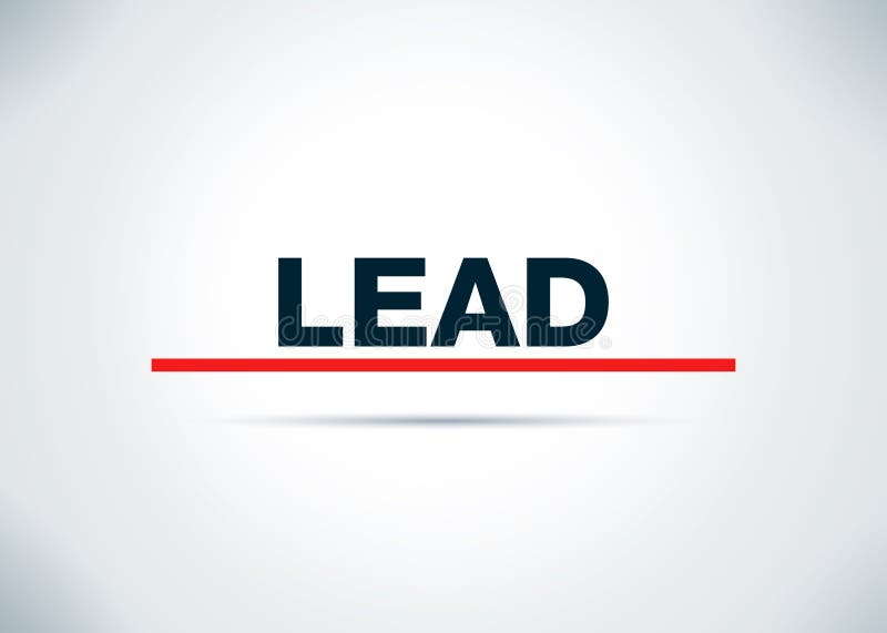 Lead Abstract Flat Background Design Illustration Stock Illustration ...
