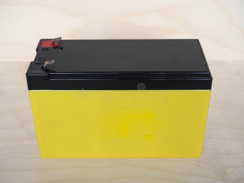 Lead Acid Rechargeable Battery Stock Photo - Image of industrial ...