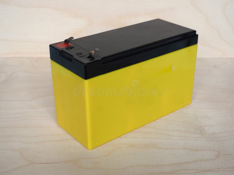 Lead Acid Rechargeable Battery Stock Photo - Image of lead, industrial ...