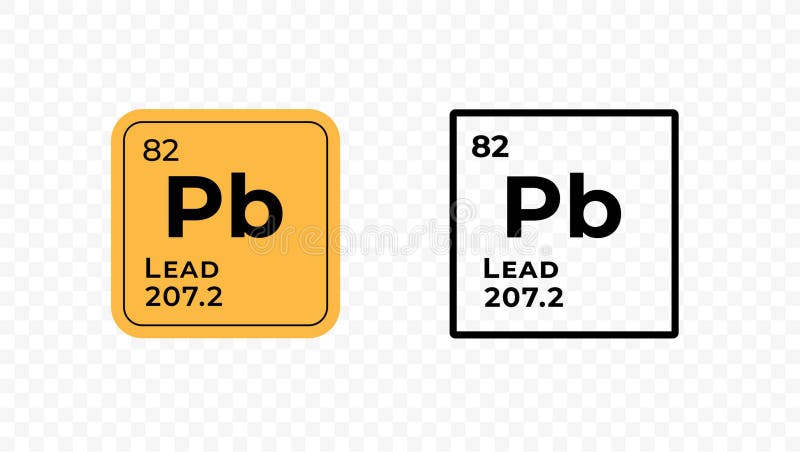 Lead, Chemical Element of the Periodic Table Vector Stock Vector ...