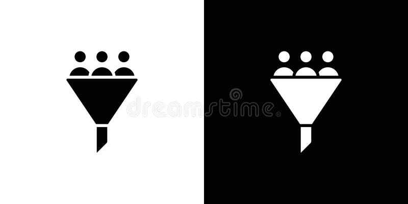 Lead Conversion Icon Art Design Illustration Stock Vector - Illustration of lead, business ...