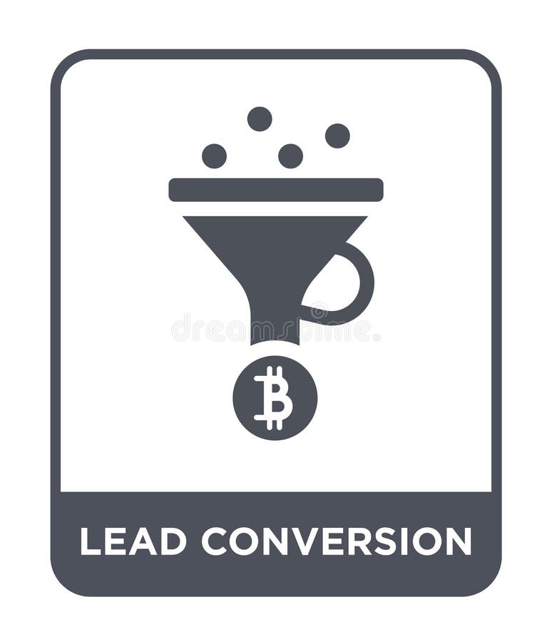 Lead Conversion Vector Icon Sign Symbol Stock Vector - Illustration of ...