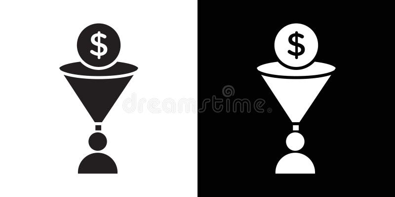 Lead Conversion Icon Vector Flat Thin Line Illustration Stock Vector ...