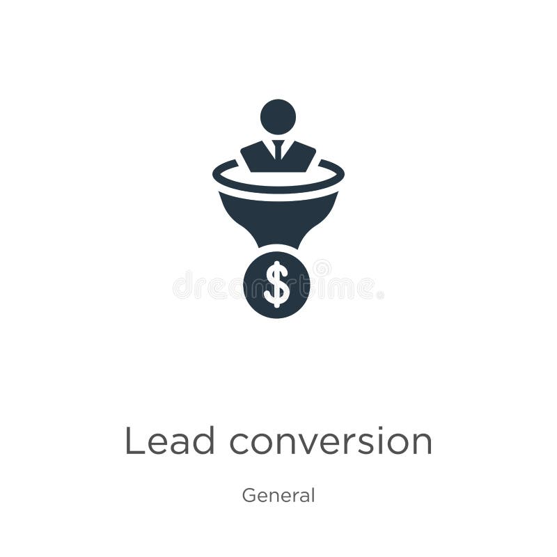 Lead Conversion Icon Vector. Trendy Flat Lead Conversion Icon from ...