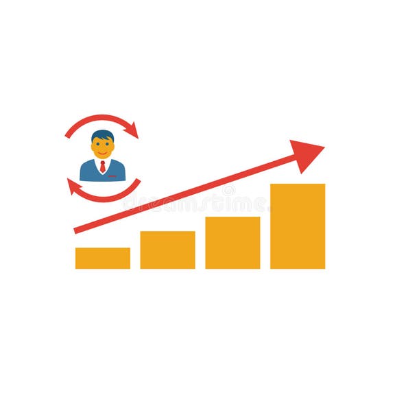 Lead Conversion Rate Icon. Simple Flat Element from Crm Collection ...
