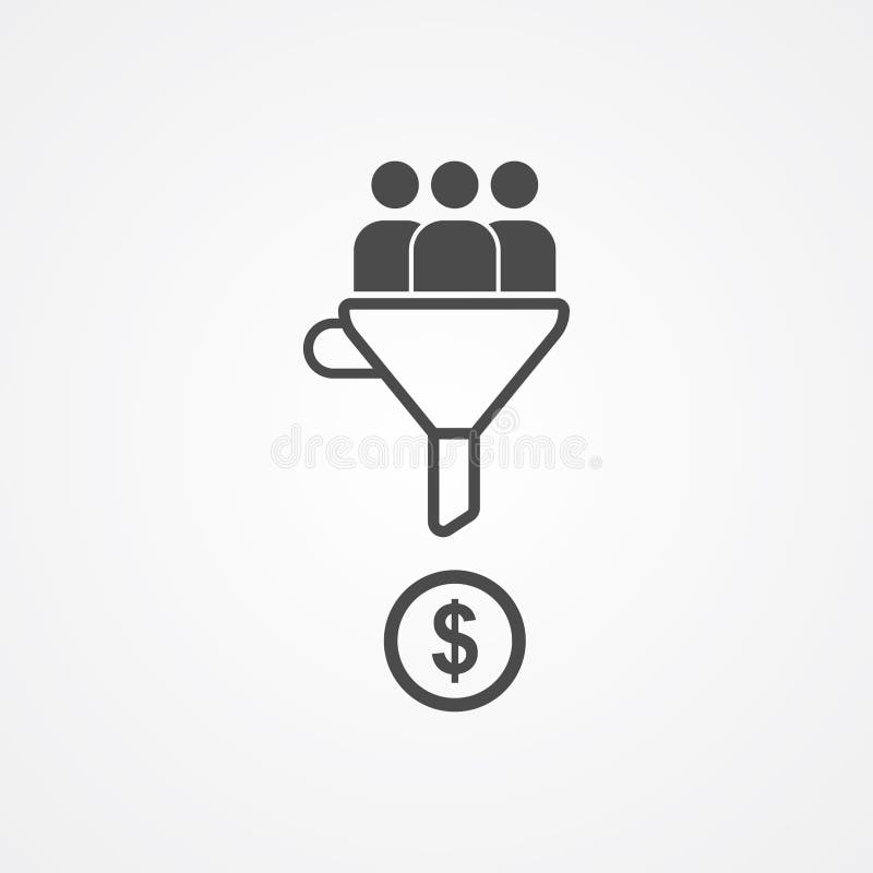Lead Conversion Vector Icon Sign Symbol Stock Vector - Illustration of ...