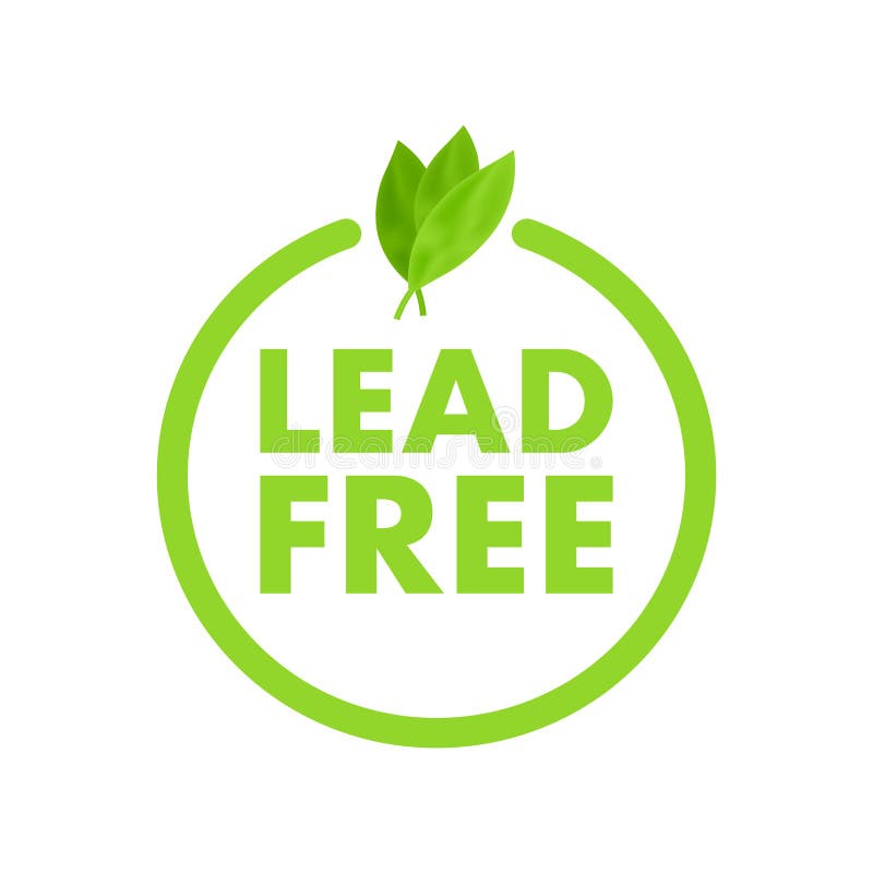 Lead Free Sign, Label. Vector Stock Illustration Stock Illustration ...