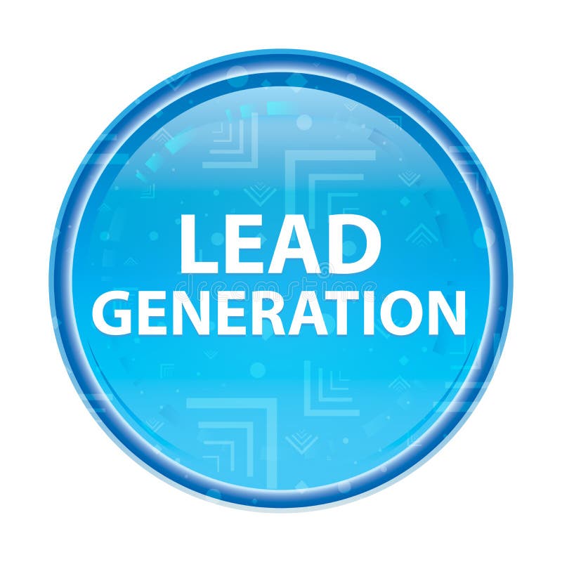 Lead Generation Modern Flat Design Blue Abstract Background Stock ...