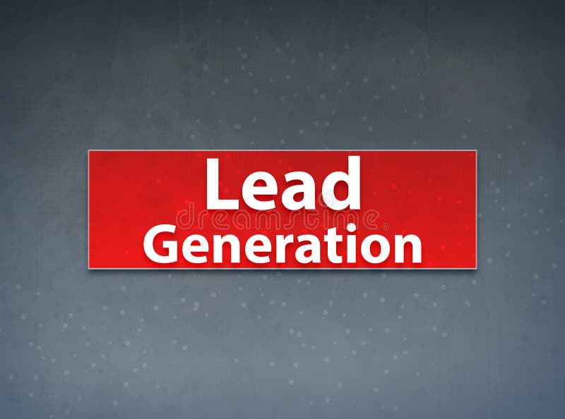 Lead Generation Modern Flat Design Blue Abstract Background Stock ...