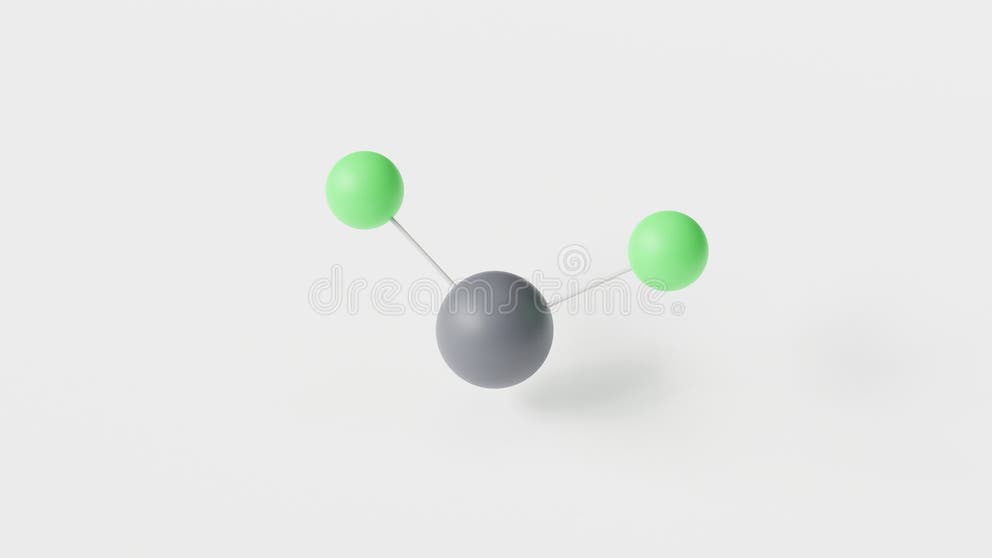 Lead(ii) Chloride Molecule 3d, Molecular Structure, Ball and Stick ...