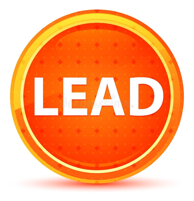 Lead Natural Orange Round Button Stock Illustration - Illustration of ...