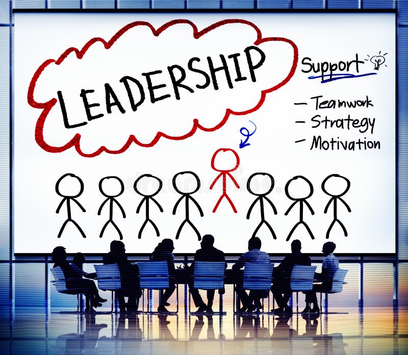 Lead Leadership Chief Team Partnership Concept Stock Illustration ...