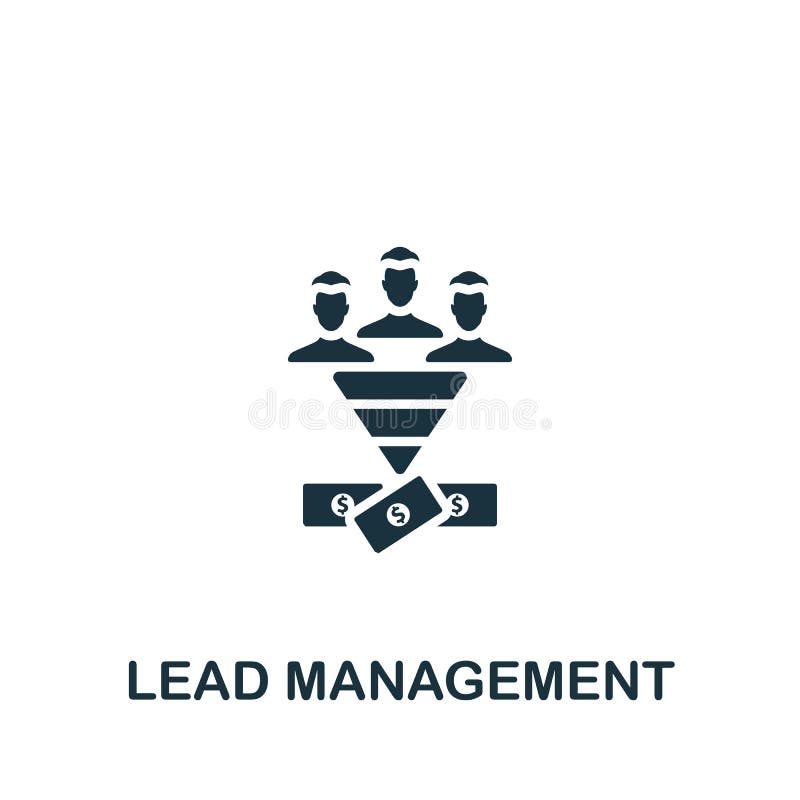 Lead Management Icon. Line Simple Icon for Templates, Web Design and ...