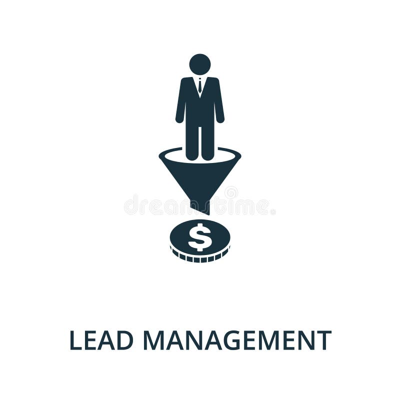 Lead Management Icon from Reputation Management Collection. Simple Line ...
