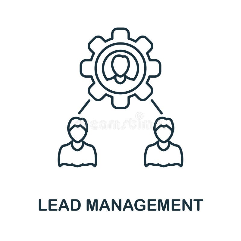 Lead Management Icon. Simple Element from Management Collection ...