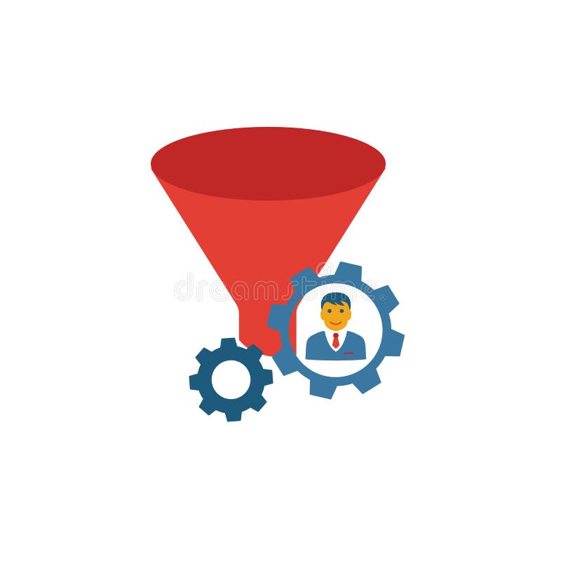 Lead Management Vector Icon Symbol. Creative Sign from Crm Icons ...