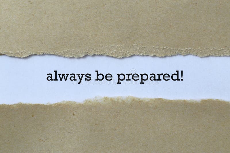 Prepared Not Unprepared stock photo. Image of opportunity - 30186384