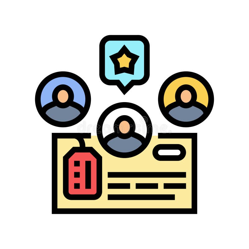 Lead Scoring Technical Sales Engineer Color Icon Vector Illustration ...