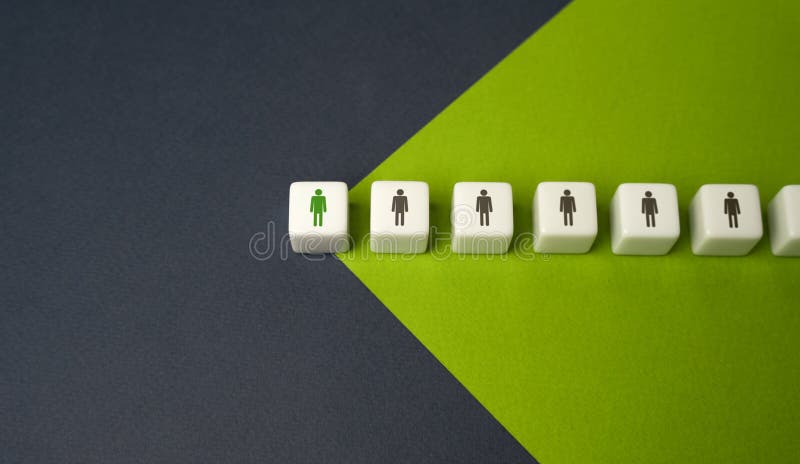 Lead the Team. Leadership Direction Setting Stock Image - Image of ...