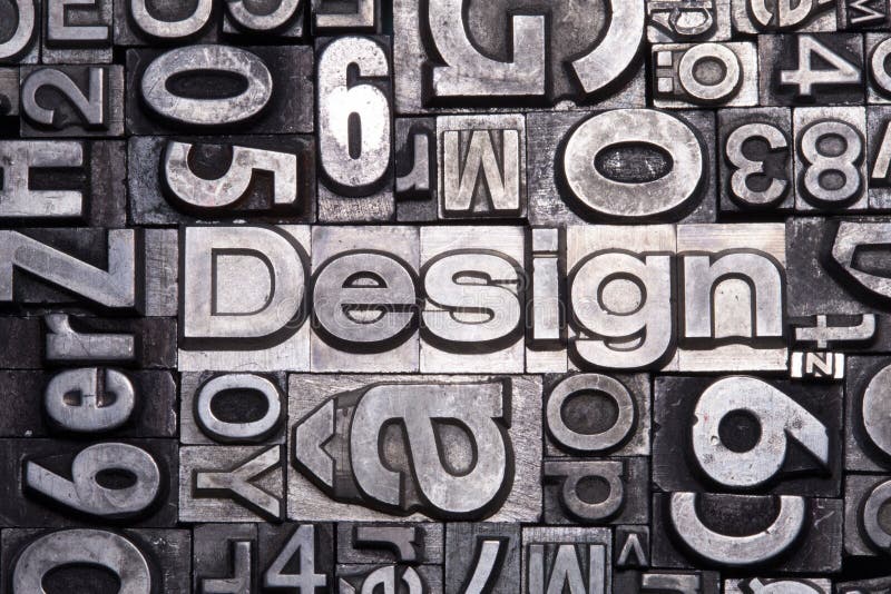 Lead type letters stock image. Image of advertisement - 58309889