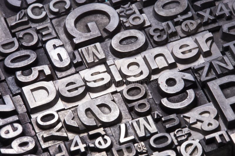 Lead type letters stock photo. Image of vintage, type - 58283870