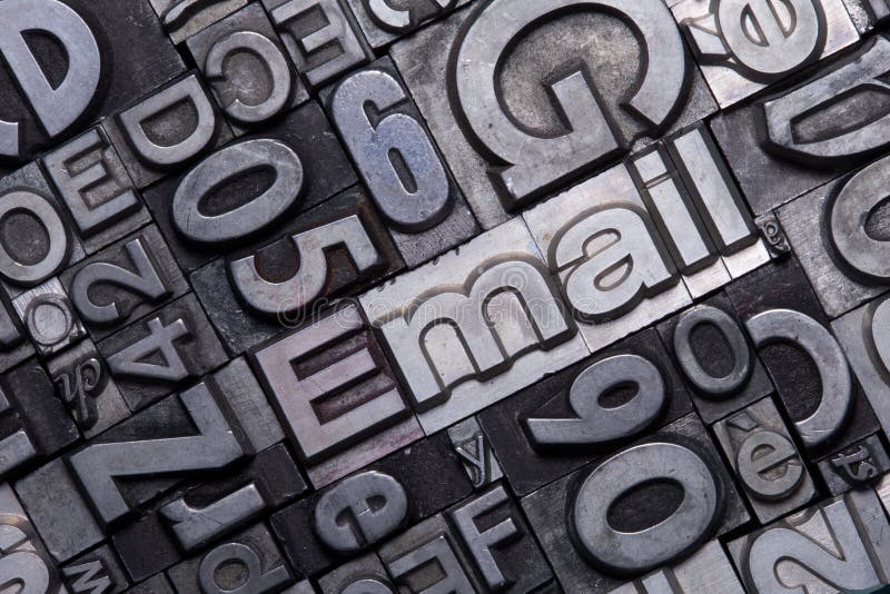 Lead type letters stock image. Image of retro, font, letterpress - 58553087