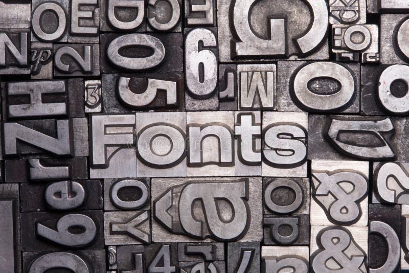 Lead type letters stock photo. Image of document, advertisement - 58324684
