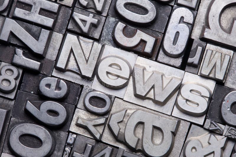 Lead type letters stock image. Image of style, text, typography - 58390231