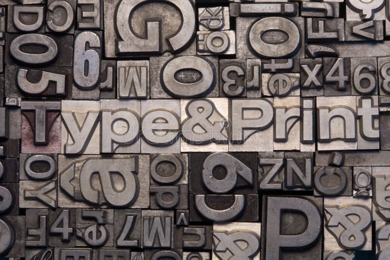 Lead type letters stock photo. Image of marketing, macro - 58297726