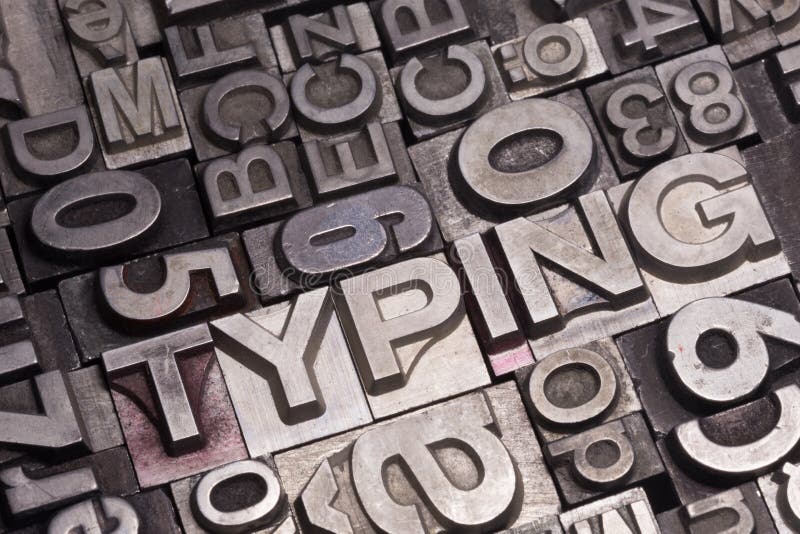 Lead type letters stock photo. Image of macro, character - 58272894