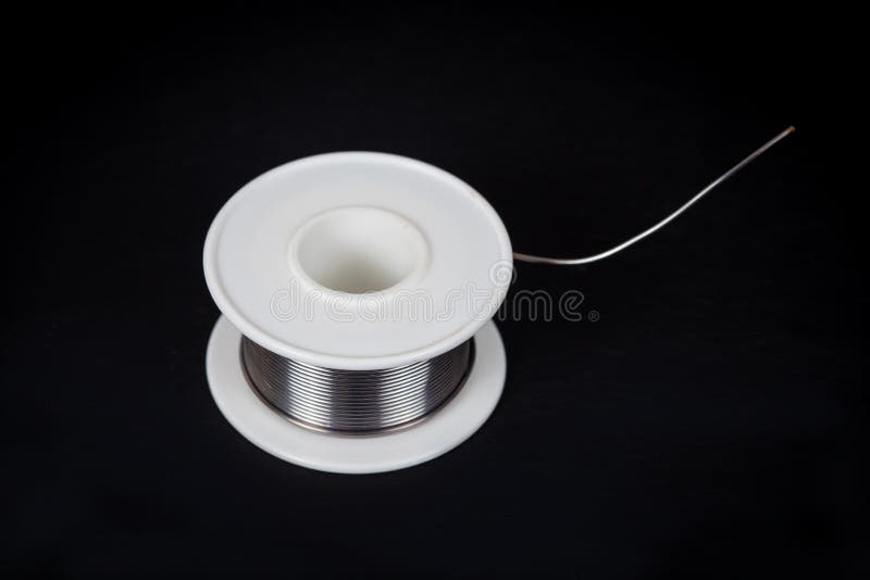 Lead Wire for Electronic Welding Board Stock Photo - Image of work ...