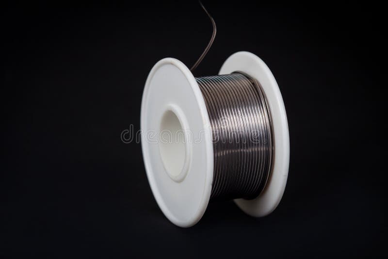 Lead Wire for Electronic Welding Stock Image - Image of cable, welding ...