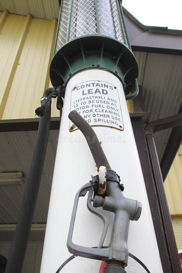 Leaded Gasoline Pump editorial stock photo. Image of automobile - 72621143