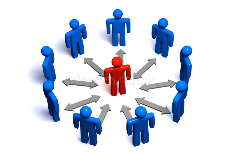 Leader stock illustration. Illustration of white, link - 17885800