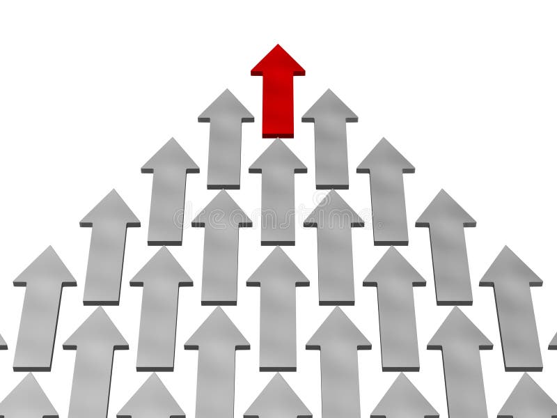 Leader stock illustration. Illustration of motion, render - 23048903