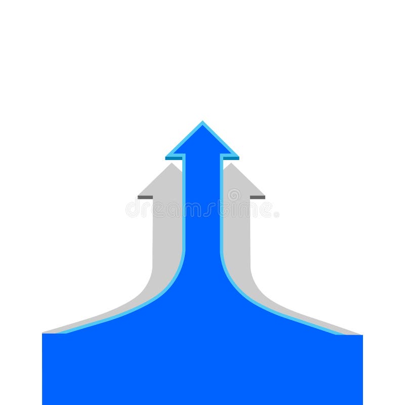 Leader Arrow Business Choice Icon. Vector Illustration Eps 10 Stock ...