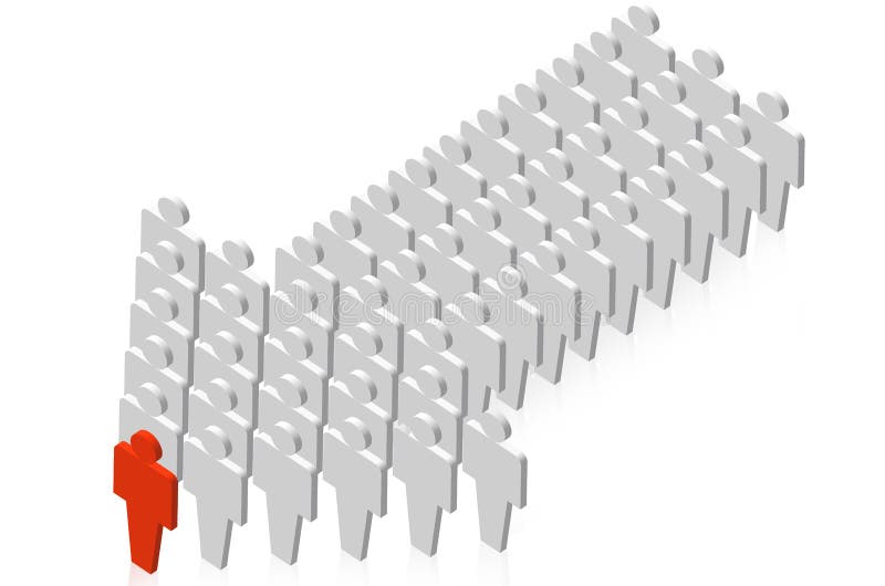 Leader and direction stock illustration. Illustration of charge - 33994239