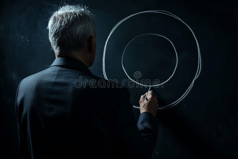 A Leader Drawing a Circle Outside the Lines Illustrating the Importance ...