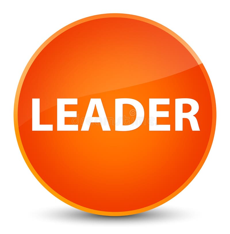 Leader Elegant Orange Round Button Stock Illustrations – 3 Leader ...