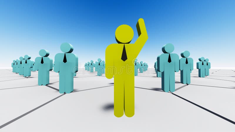 Leader stock illustration. Illustration of company, business - 44388916