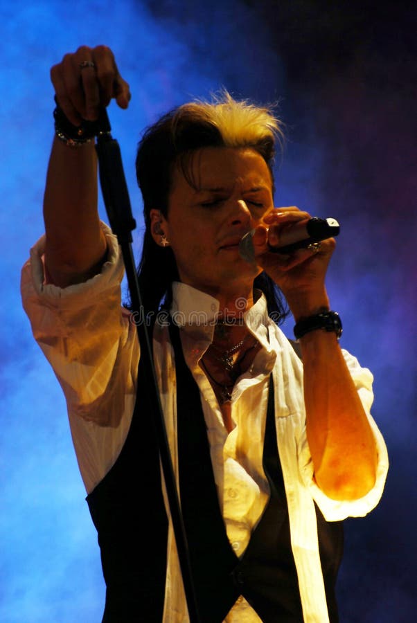 Anne Nurmi and Tilo Wolff, the Group Lacrimosa Editorial Image - Image ...